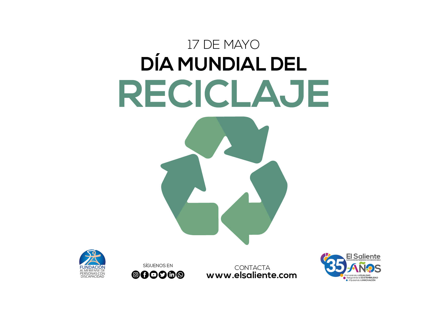 Día Mundial del Reciclaje - EL SALIENTE